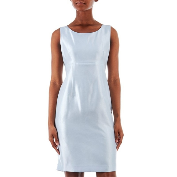 Le Suit | Dresses | Le Suit Womens Powder Blue Long Jacket Dress Suit ...